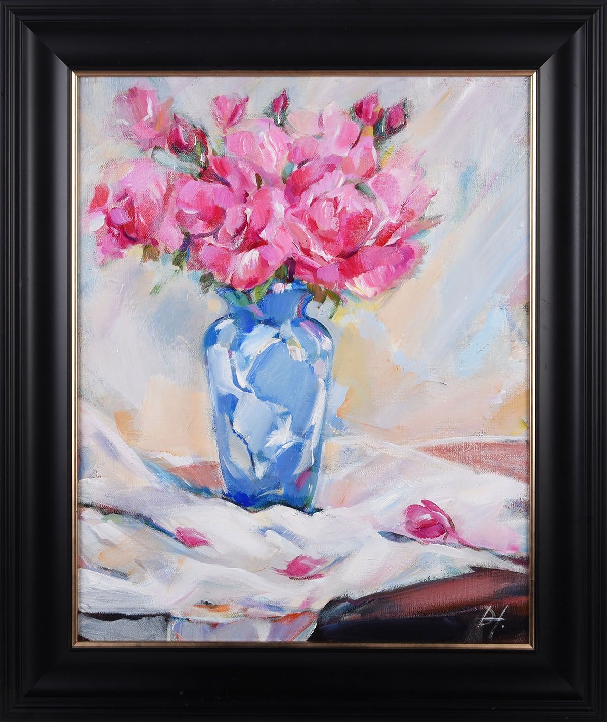 Douglas Hutton | STILL LIFE WITH ROSES | MutualArt