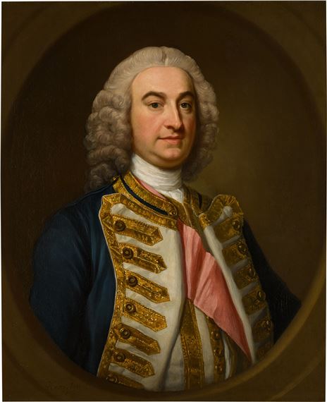 George Knapton | Portrait of Admiral of the Fleet Edward Hawke, 1st ...