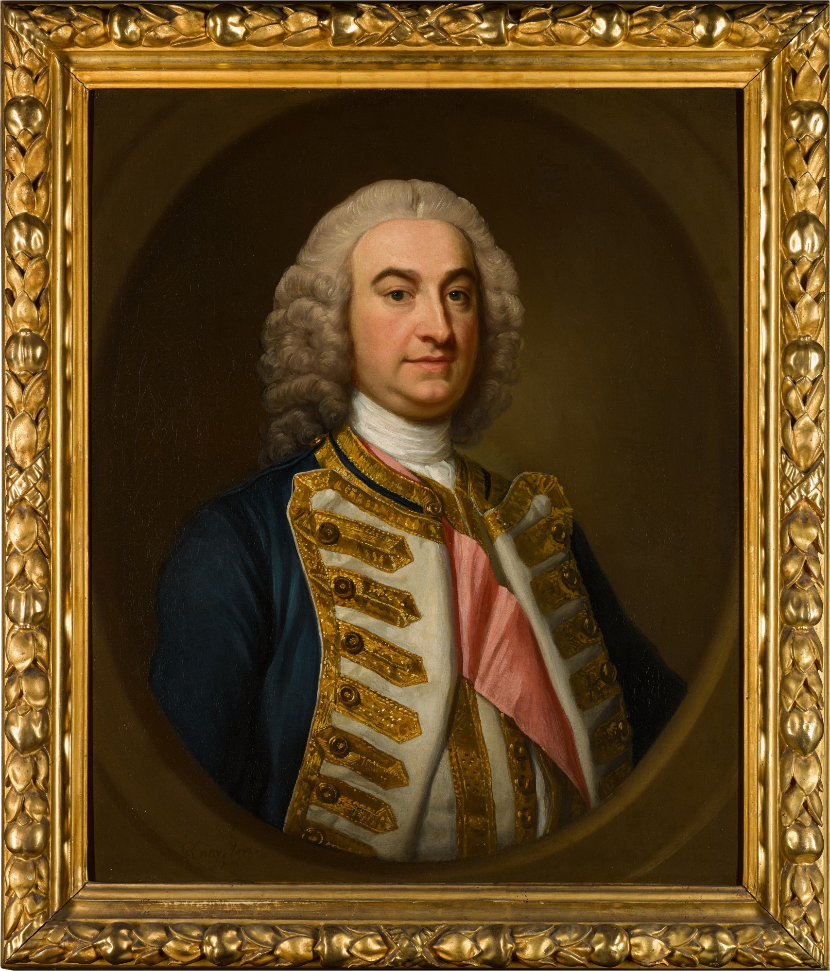 George Knapton | Portrait of Admiral of the Fleet Edward Hawke, 1st ...