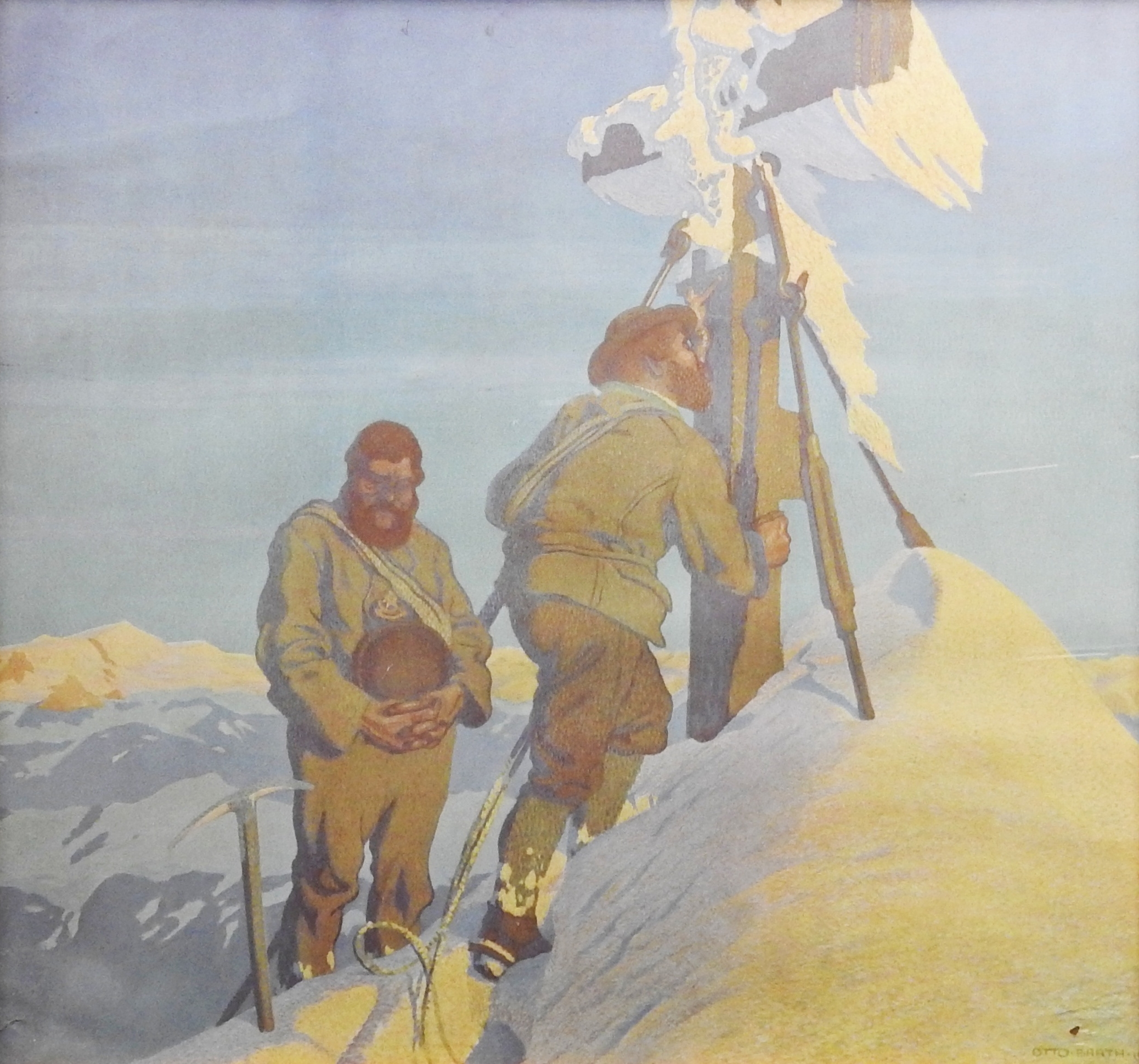 Otto Barth | Morgengebet der Bergführer auf dem Großglockner (20 ...