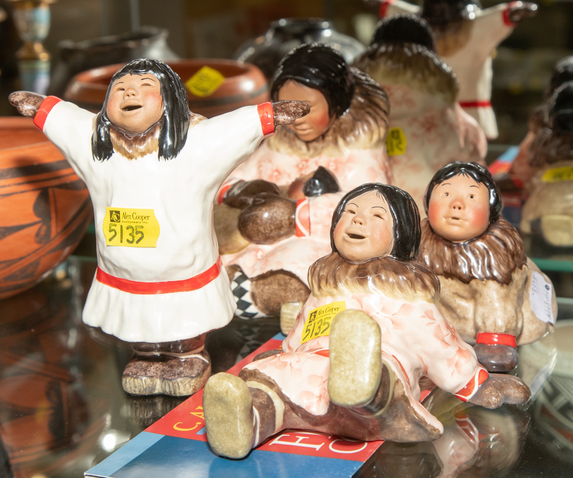 C. Alan Johnson | FOUR ALASKA FIGURINES | MutualArt