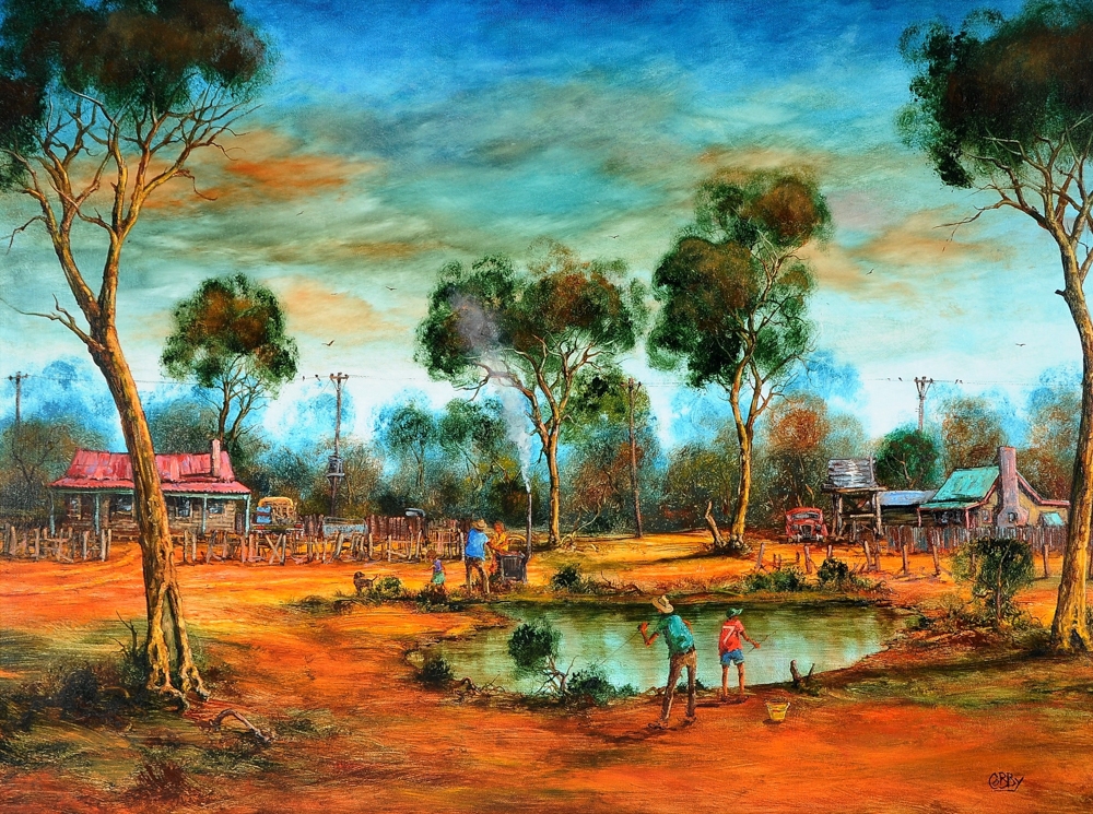 John Cobby | “A Barbie for Tea” | MutualArt