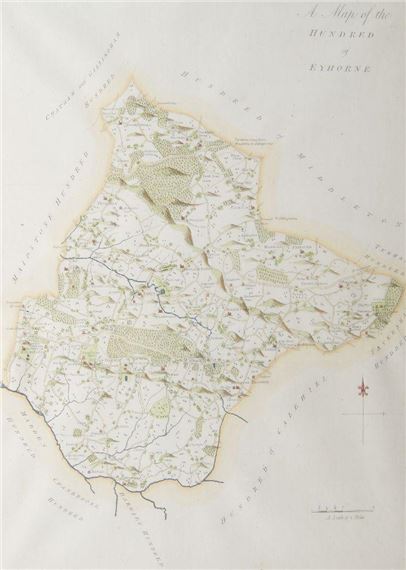 Edward Hasted | A Map of the Hundred of Eyhorne | MutualArt