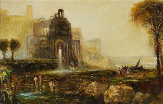 Joseph Mallord William Turner | Caligula's Palace with Bridge | MutualArt