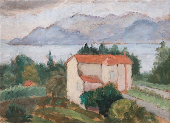 Theodor Pallady | Peisaj din Bretania | MutualArt