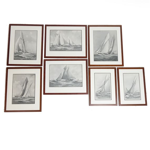 Leon Alaric Shafer | Grouping of Seven American Cup Prints | MutualArt