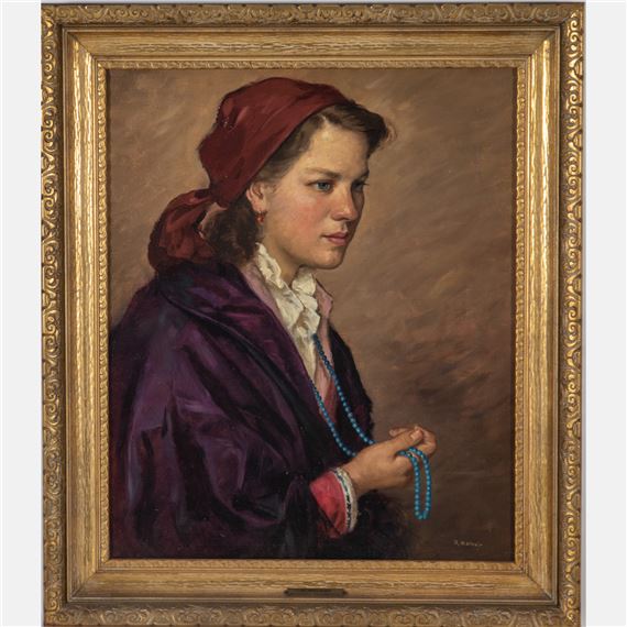 Róza Molnár | Portrait of a Girl | MutualArt