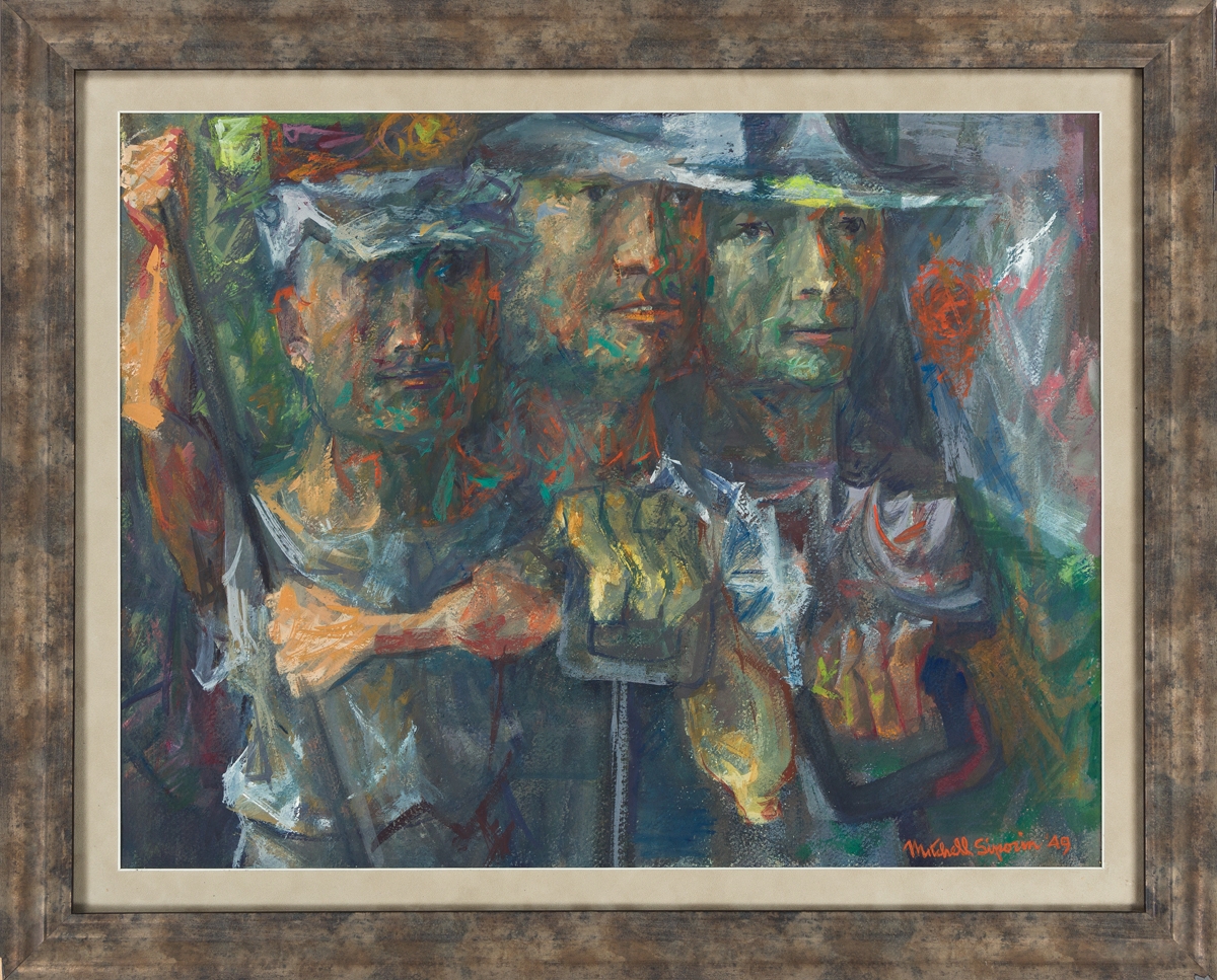 Mitchell Siporin | The Steel Puddlers. (1949) | MutualArt