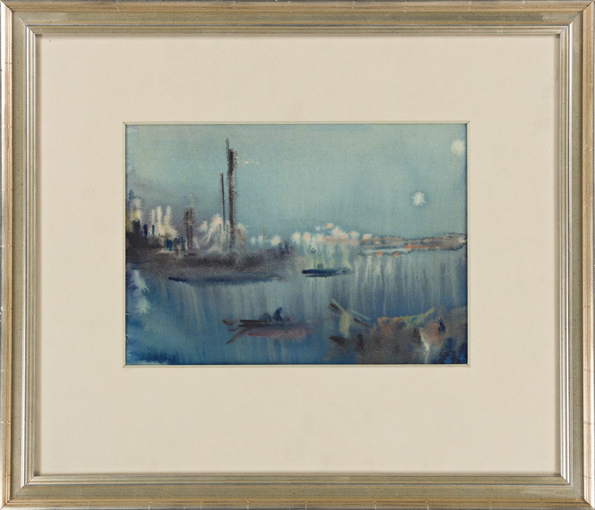 Chen Chi | Nocturne on the Whangpoo. | MutualArt