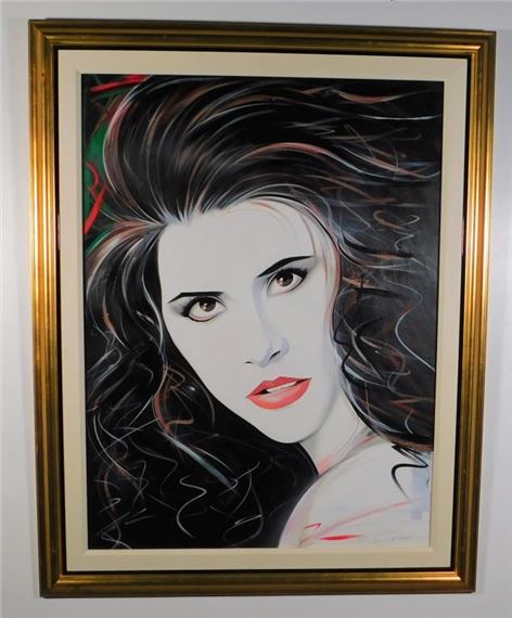 Patrick Nagel | Portrait Painting | MutualArt