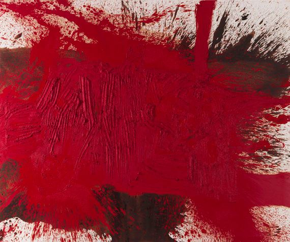Hermann Nitsch | Bodenschüttbild (1996) | MutualArt