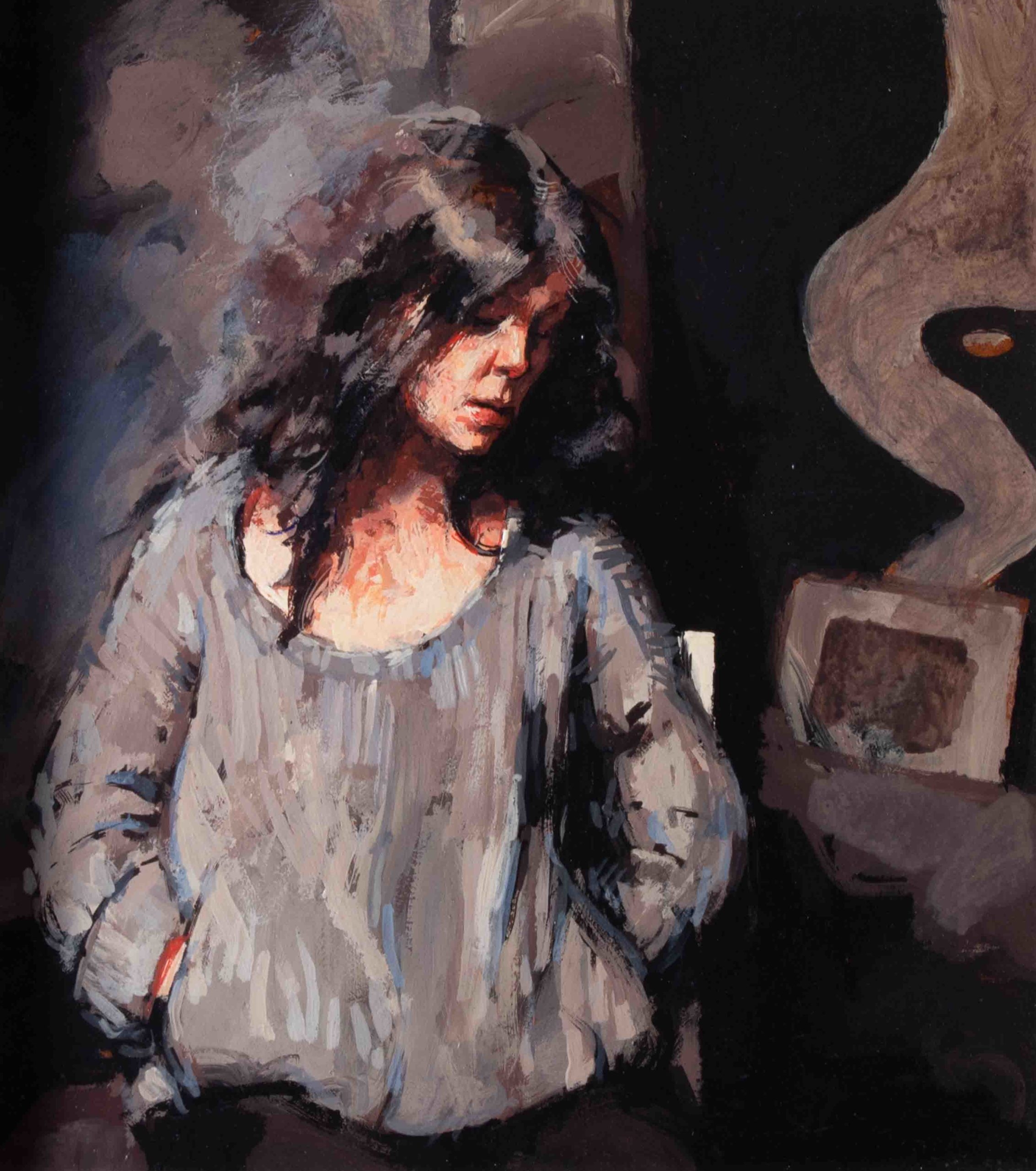 Robert Lenkiewicz | Angel Killing Himself to Get Earth (1980) | MutualArt