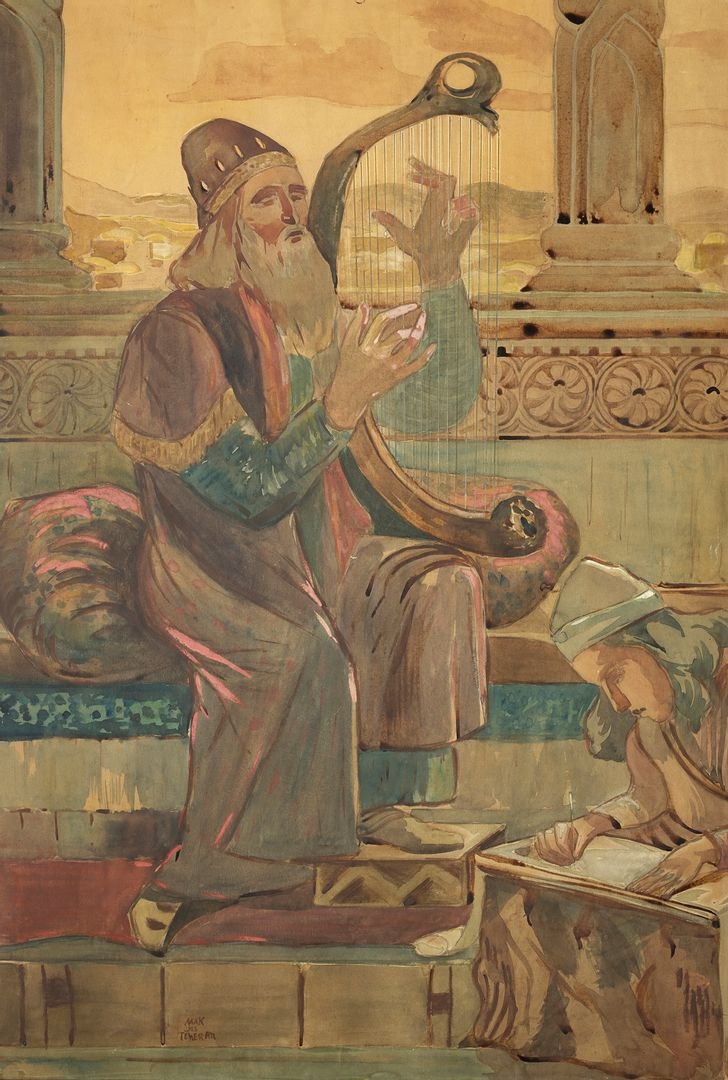 Paul Mak | Poet with Lyre (1925) | MutualArt