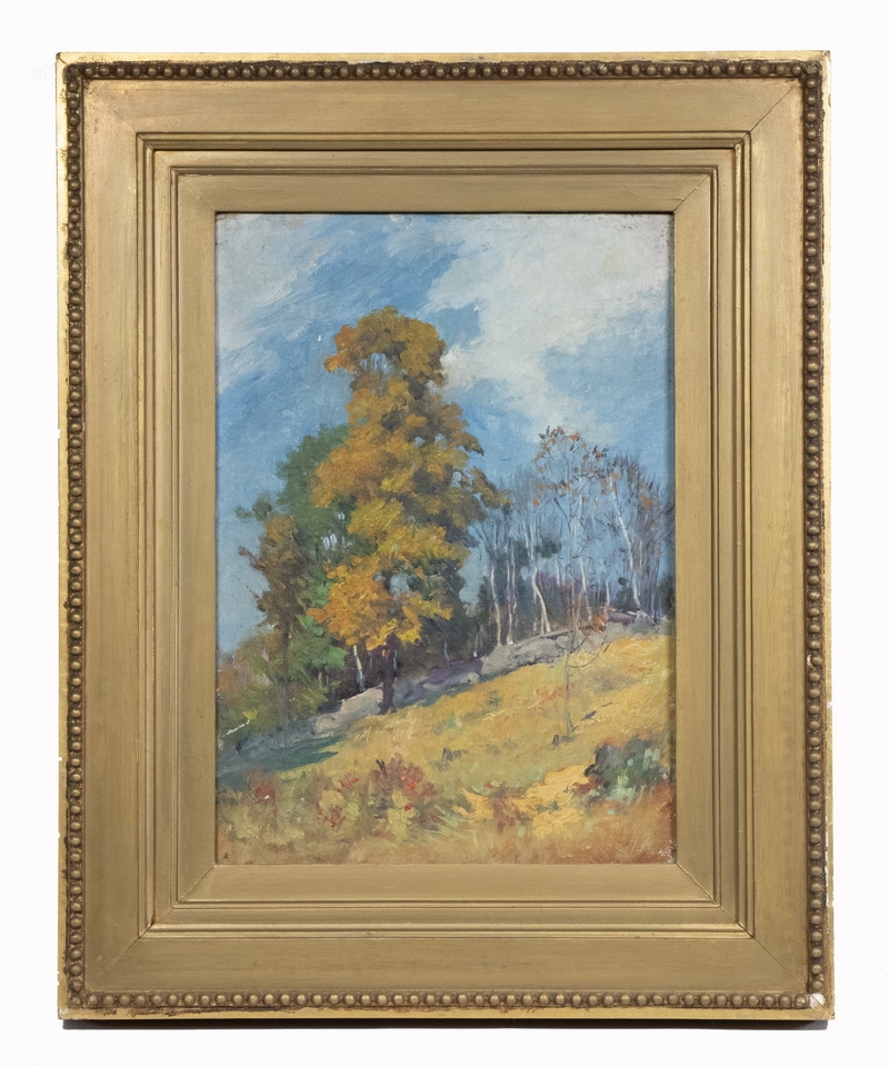 Stacy Tolman | Sloping Landscape with Birch and Ash | MutualArt
