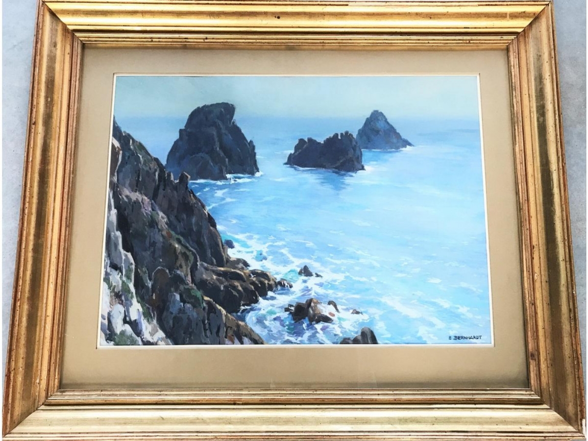 Eugène Bernhardt | La pointe rocheuse | MutualArt