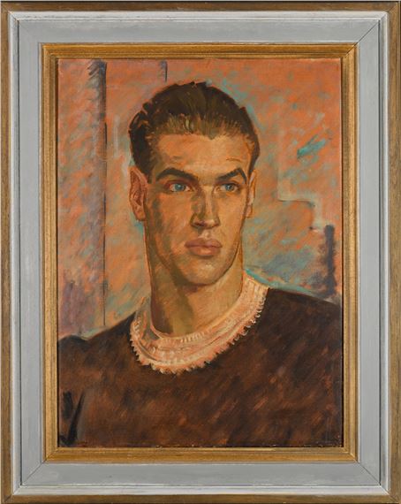 Glyn Philpot | Portrait of Andre Eglevsky (1937) | MutualArt