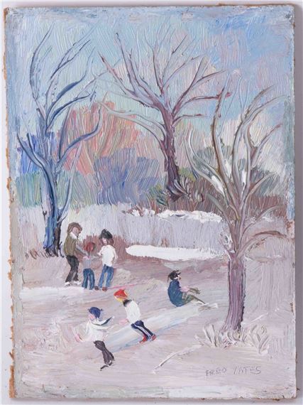 Fred Yates | Winter Scene | MutualArt
