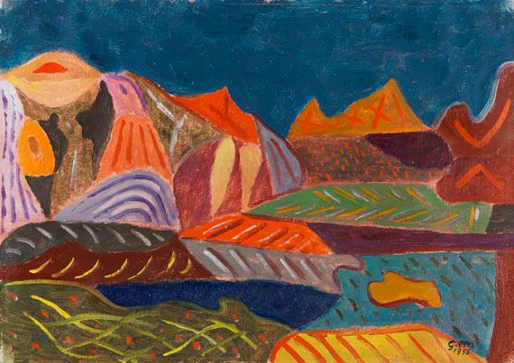 Werner Gilles | Hadesschlucht (1956) | MutualArt