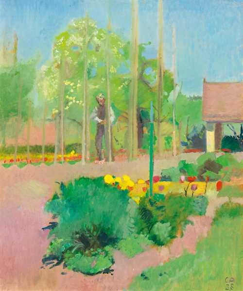 Cuno Amiet | Autumn landscape at Oschwand (1940) | MutualArt