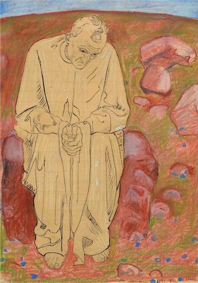 Ferdinand Hodler | Disappointed Soul (1891) | MutualArt