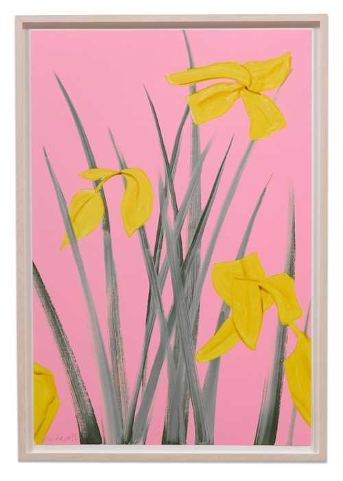 Alex Katz | Yellow Flags 3 (2020) | MutualArt