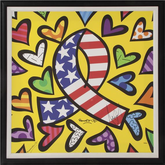 Romero Britto | What More Can I Give (2001) | MutualArt