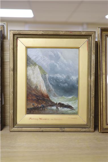 William Broome | Stormy weather near Folkestone | MutualArt
