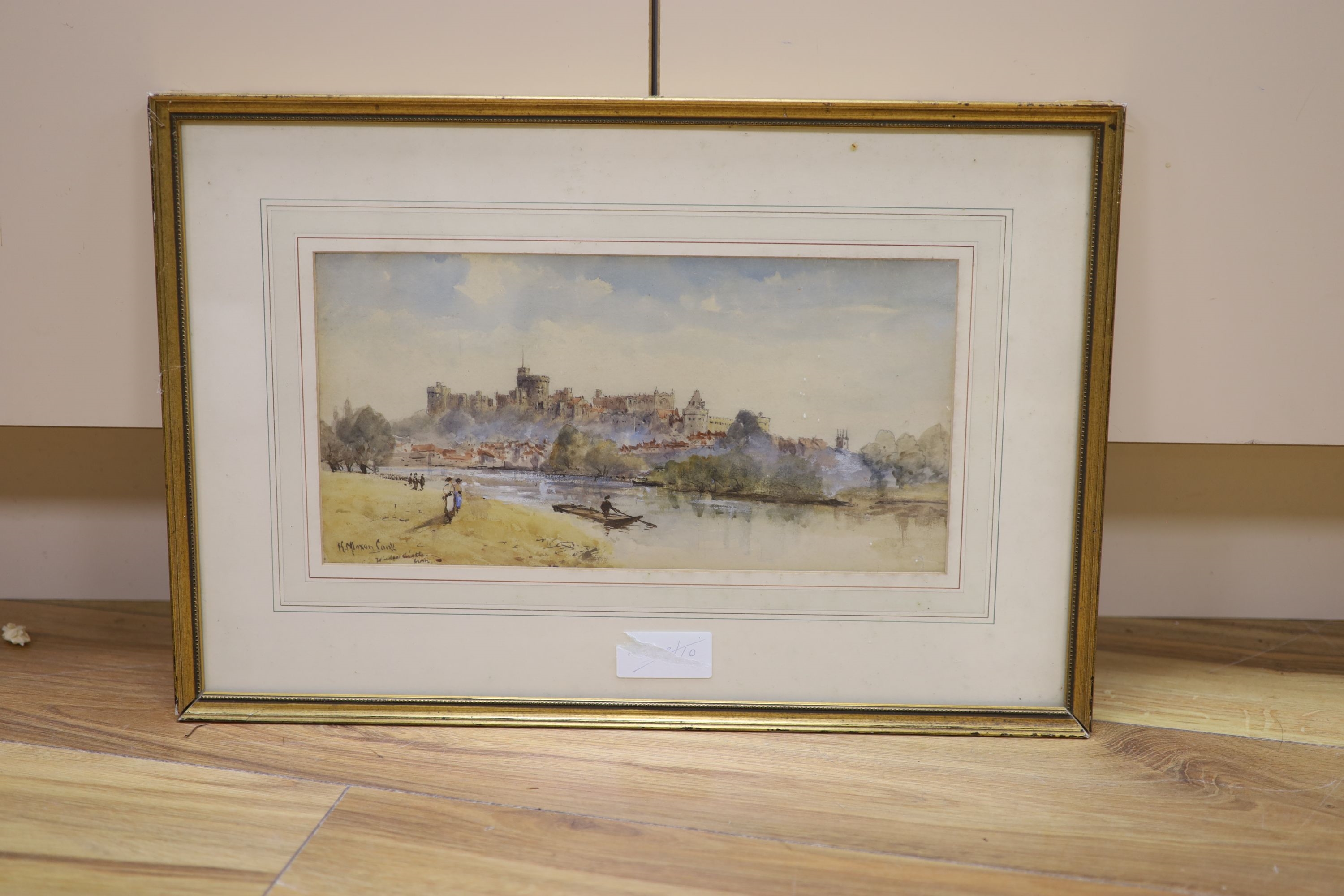Herbert Moxon Cook | Windsor Castle from The Thames | MutualArt