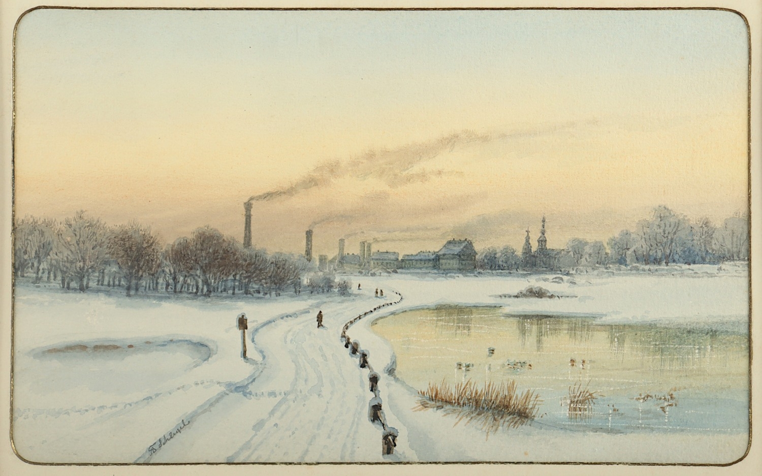 Friedrich August Schlegel | Winterlandschaft | MutualArt