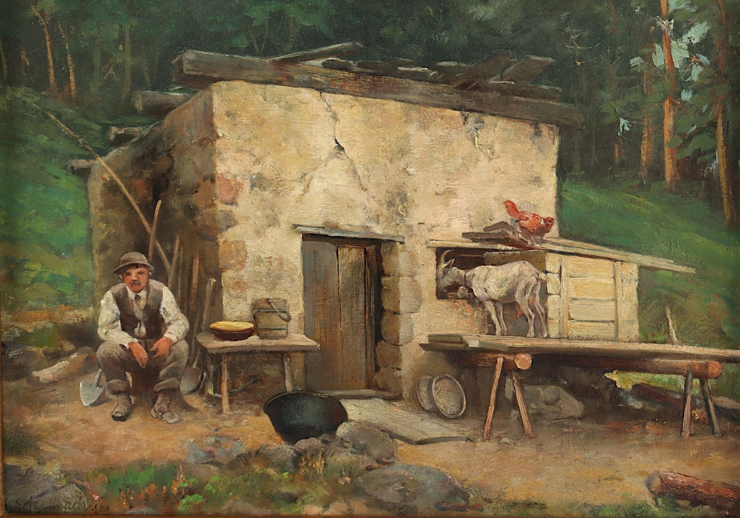 Karl Hermann Schellbach | Bäuerliche Idylle | MutualArt