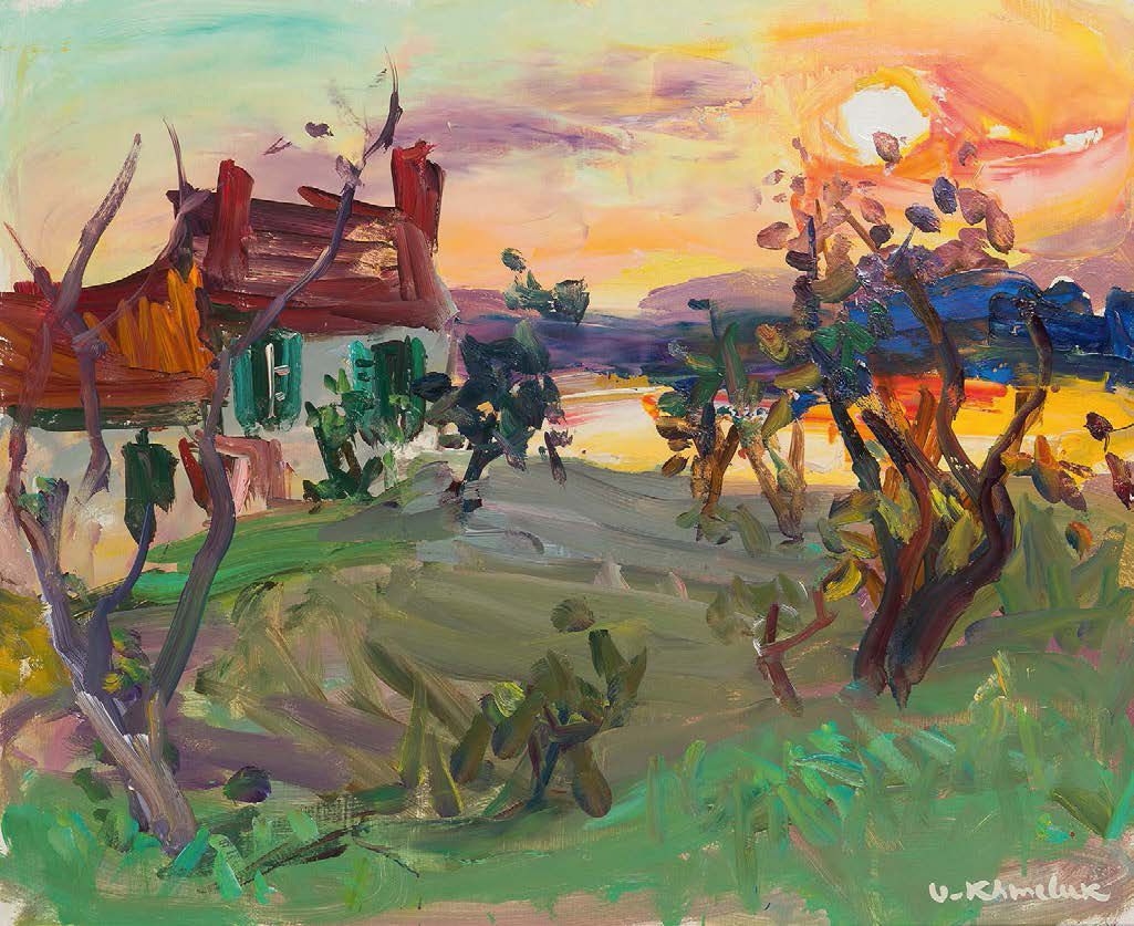 Vassyl Khmeluk | Paysage (1960) | MutualArt