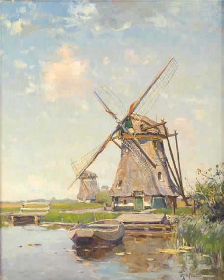 Gérard Altmann | Drie molens | MutualArt