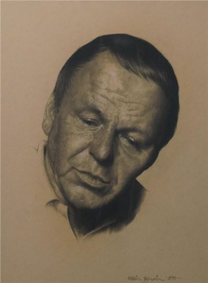 Robin Elvin | Portrait of Frank Sinatra | MutualArt