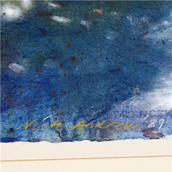 Nick Andrew | Park Scene with Figure (1989) | MutualArt