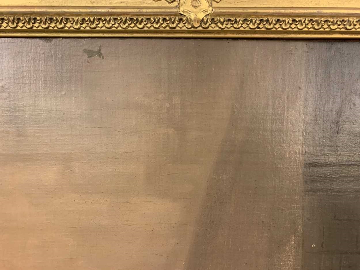 James Loder | Portrait of a grey horse in a courtyard | MutualArt