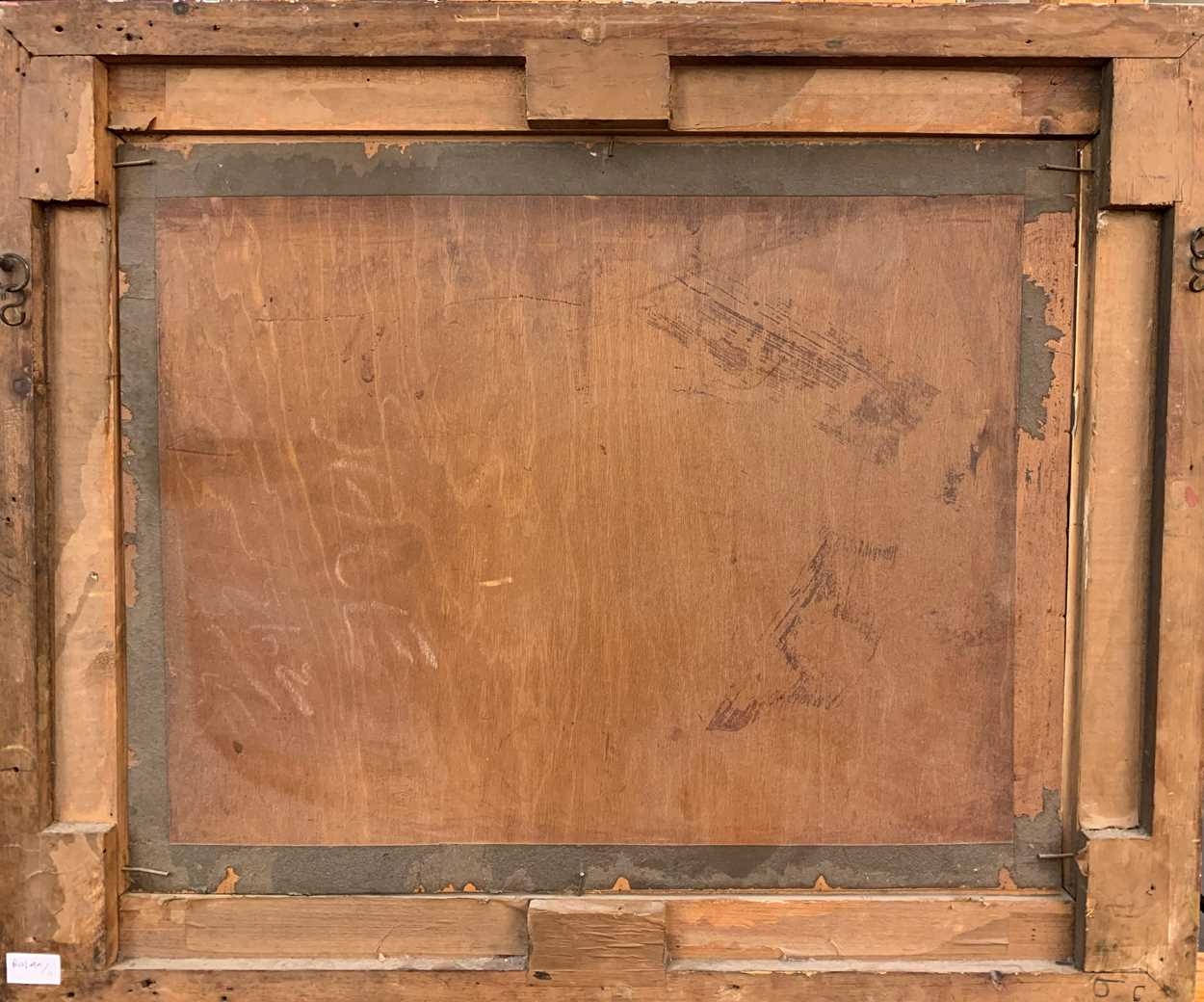 James Loder | Portrait of a grey horse in a courtyard | MutualArt