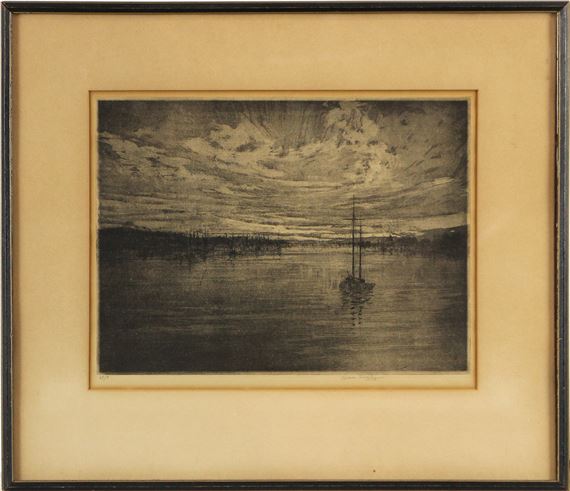Wilson Silsby | Boats in the Harbor | MutualArt