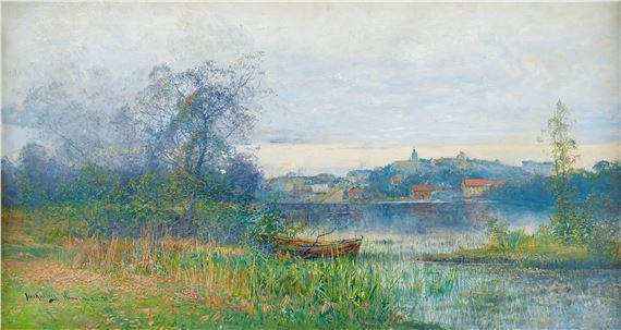 Johan Kindborg | Path to the Water (1889) | MutualArt