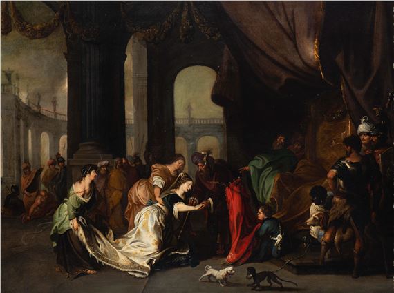 Gerbrand van den Eeckhout | The queen of Sheba before Solomon | MutualArt