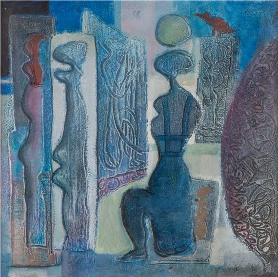 Omar El Nagdi | The painter and his model | MutualArt