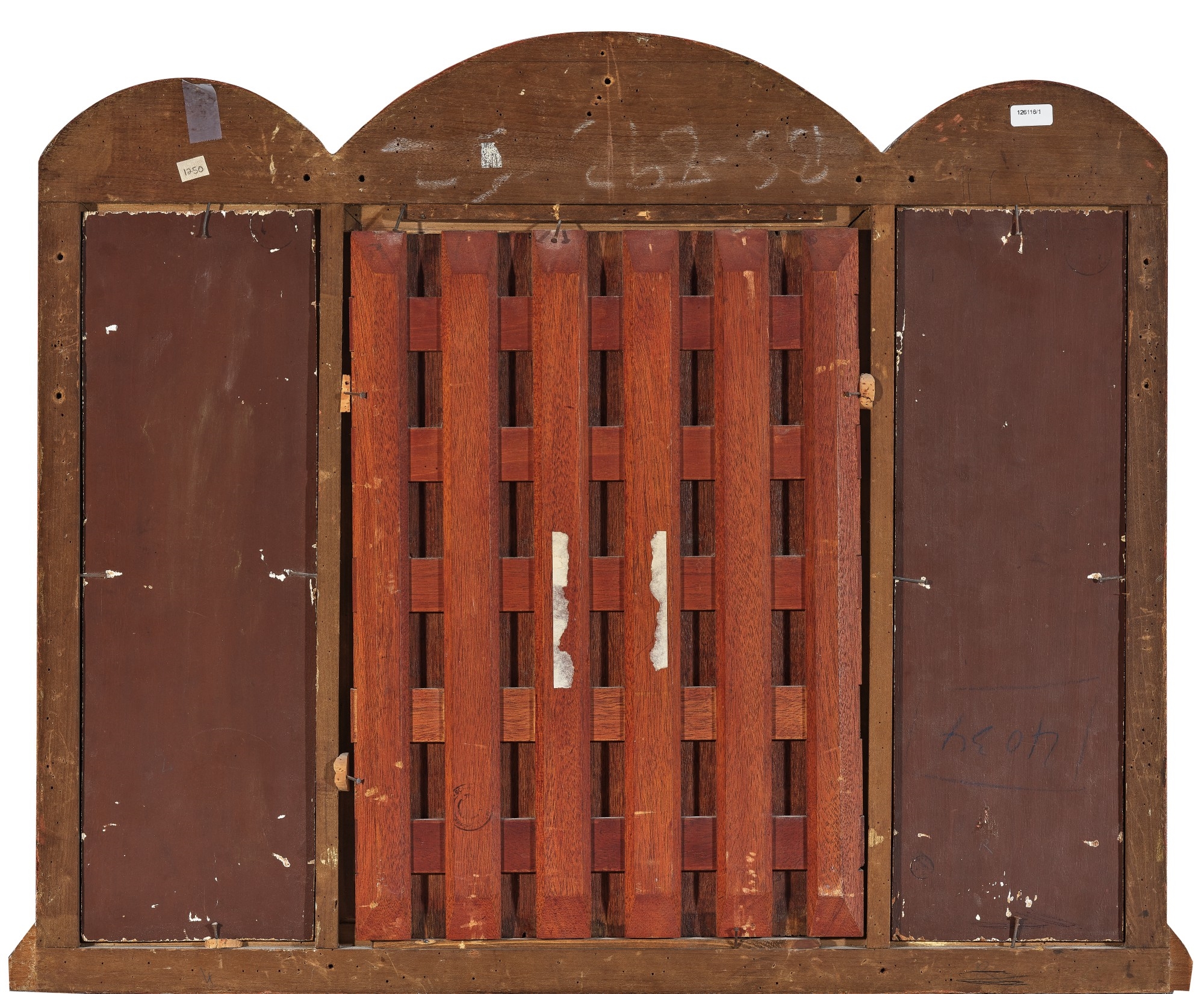 Master of the Magdalen Legend | A triptych: The Virgin and Child enthroned in a landscape ...