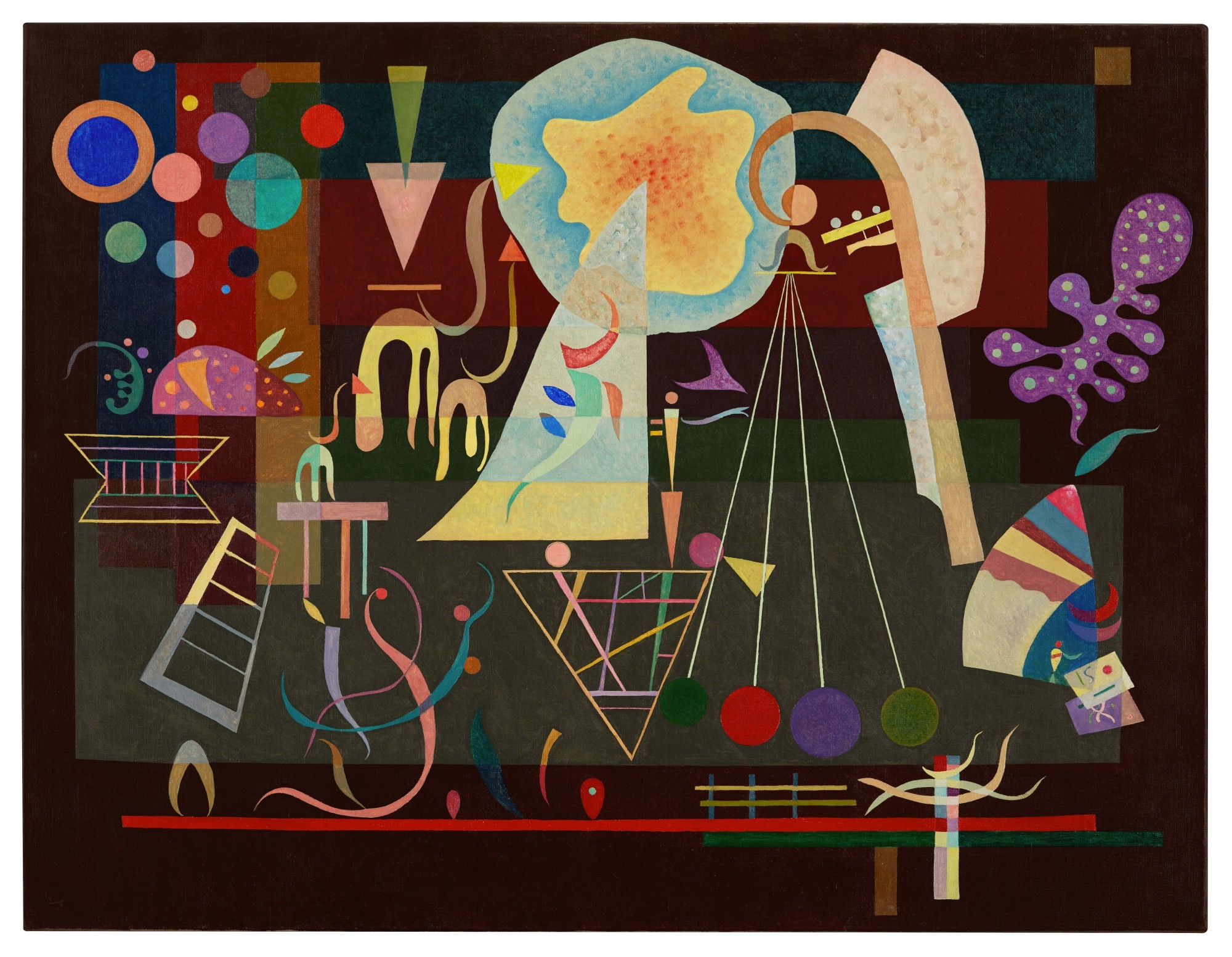 Wassily Kandinsky | Balancement (1942) | MutualArt