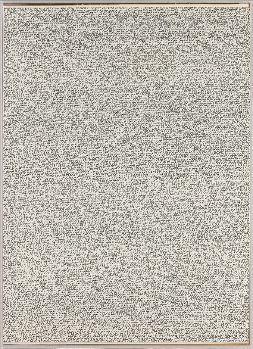 Roman Opalka | OPALKA 1965/1-infini, DETAIL 2325574-2328295 - 1965 ...