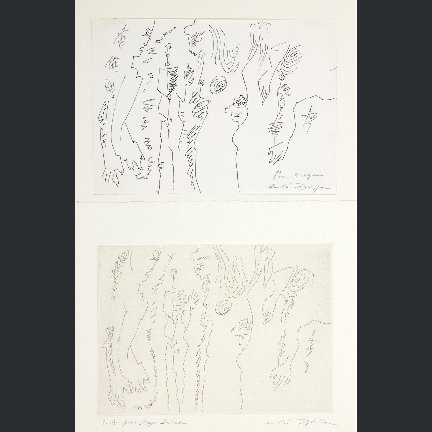 André Masson | Personnages (1982) | MutualArt