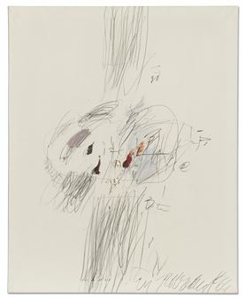 Cy Twombly | Leda and the Swan (1962) | MutualArt