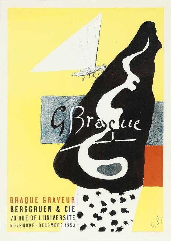 Georges Braque | Exhibition poster from Louisiana 1969 | MutualArt