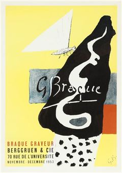 Georges Braque | Exhibition poster from Louisiana 1969 | MutualArt