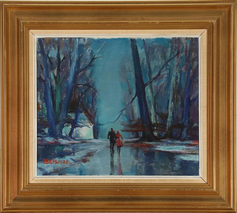 Ib Eisner | Aftentur i Dyrehaven | MutualArt