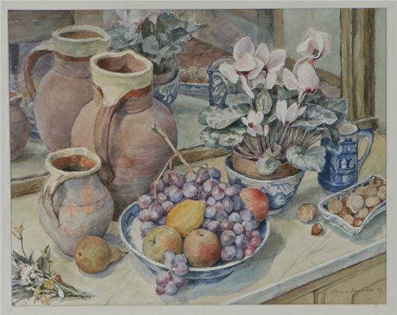 Joanna Dunham | Winter Fruit and Flowers (1993) | MutualArt