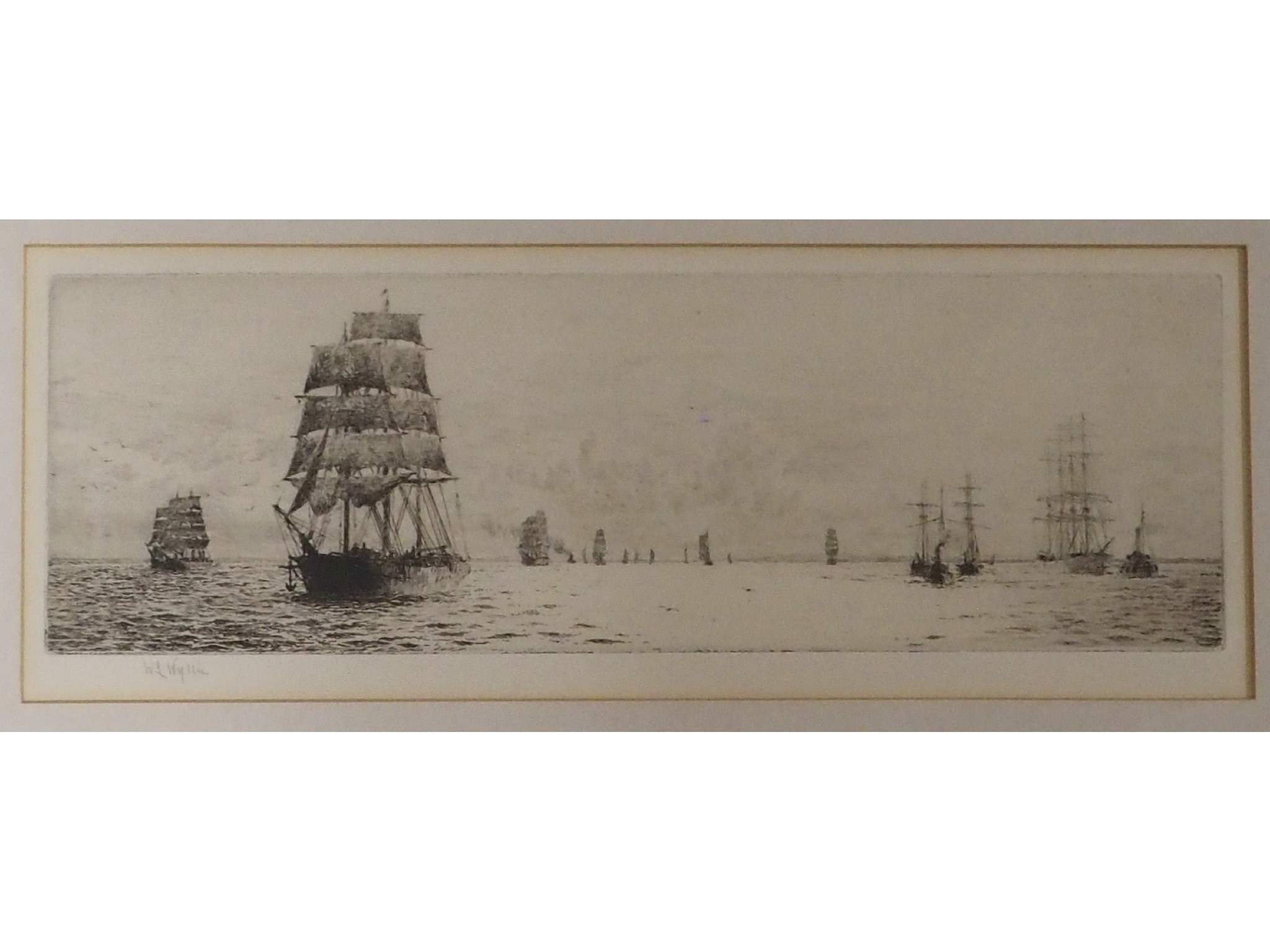 William Lionel Wyllie | TIMBER SHIPS IN THE THAMES | MutualArt